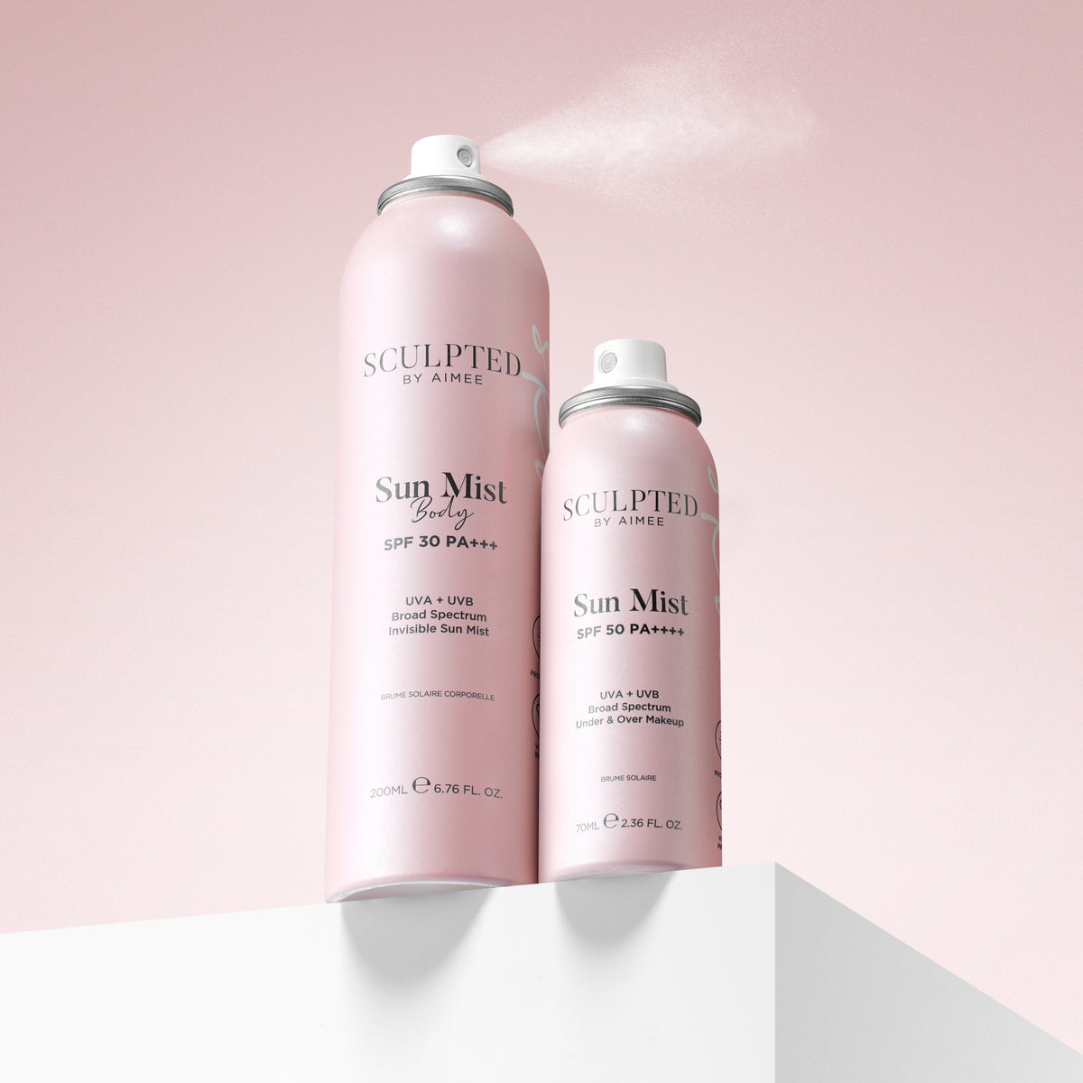 Sun Mist Body - SPF 30 Body Spray – Sculpted By Aimee